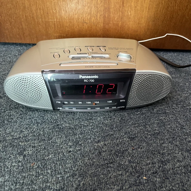 PANASONIC AM/FM ALARM Clock Radio Model #RC-6082 $33.79 - PicClick CA