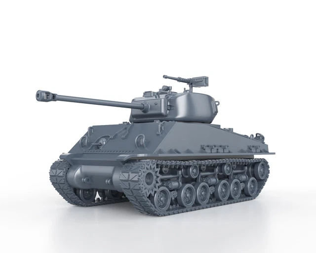 WWII US TANKS - Sherman M4A3E8 Easy Eight - 1/56 1/72 1/87 1/100 £14.89 ...