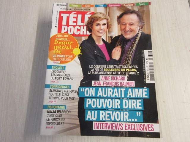 TELE POCHE 2631 11.07.2016 Anne RICHARD Jean-François BALMER FORT ...
