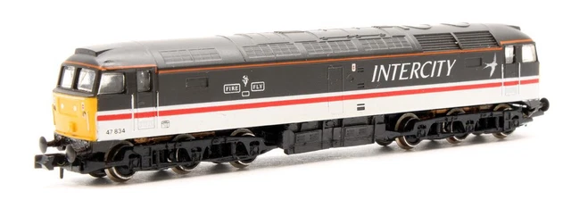 GRAHAM FARISH 'N' Gauge Br Intercity Firefly Class 47 47834 Diesel ...