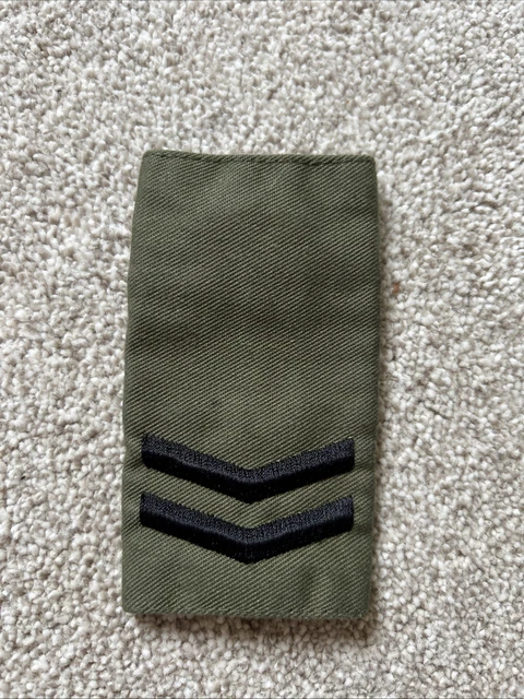 ROYAL MARINES RANK Slides - Corporals Chevrons For Shirts And Jackets £ ...