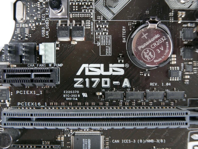 ASUS Z170-A MOTHERBOARD + Intel i7 6700k 4 core + Corsair Hydro H75 CPU ...