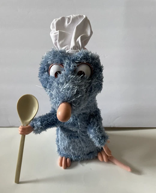 DISNEY PIXAR MATTEL Ratatouille Remy Rat Chef Gustov Animated Talking ...
