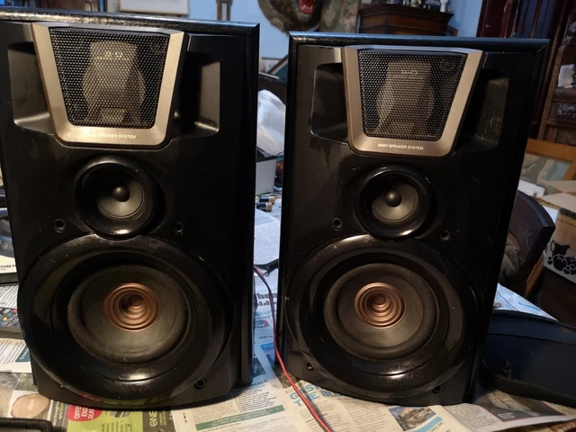 VINTAGE TECHNICS 3 Way Speaker System model No SB-FW12 £45.00 - PicClick UK