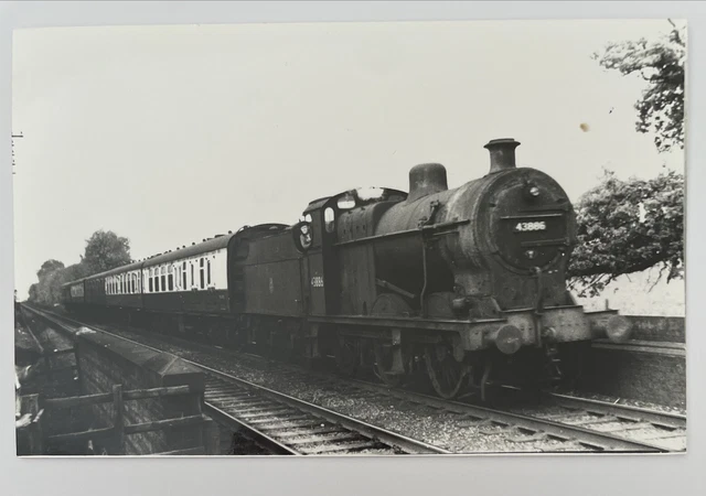 LMS RAILWAY LOCOMOTIVE Photograph - 43886 Lickey - E167 £2.99 - PicClick UK