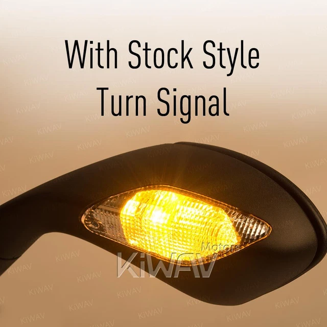 COMME SPEC D'OEM noir amber LED miroir pr Aprilia SRV 850 4T 8V E3 '12 ...