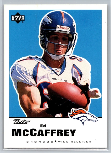 1999 PONT SUPÉRIEUR rétro #50 éd McCaffrey Broncos grands chrétiens ...