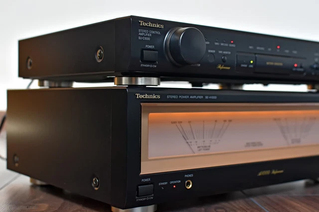 TECHNICS MOS CLASS AA SE-A1000 Amplifier + SU-C1000 Preamplifier EUR 1. ...