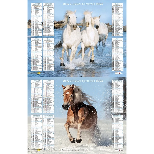 CALENDRIER DE LA Poste 2026, Almanach du facteur 2026, paysans EUR 9,90 ...