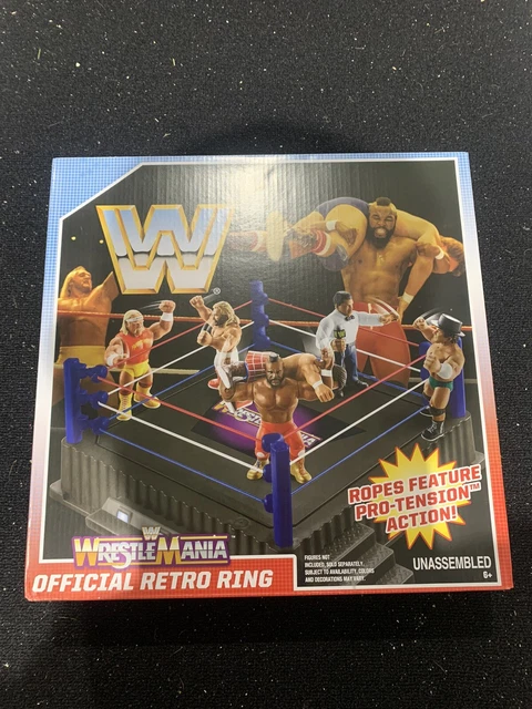 WWE MATTEL WRESTLEMANIA Retro Ring Exclusive New Sealed Hasbro £75.00 - PicClick UK