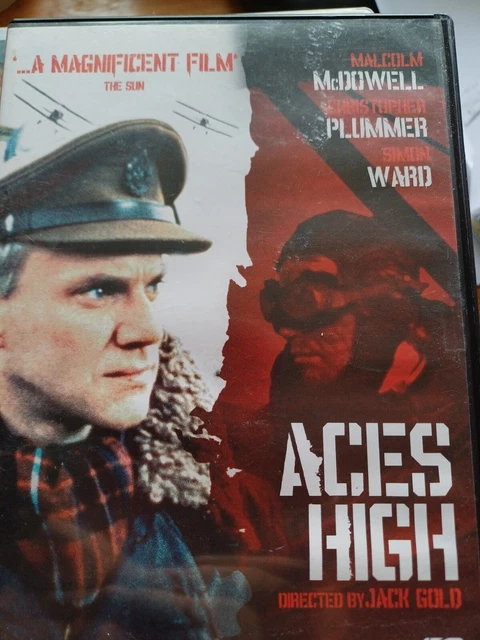 ACES HIGH DVD Malcolm Mcdowell John Gielgud, Christopher Plummer EUR 3 ...
