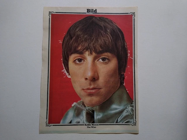 KEITH MOON THE Who cutting clipping Sweden 1960s EUR 13,50 - PicClick FR