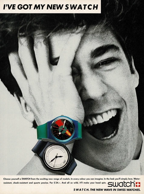 1980S ORIGINAL VINTAGE Swatch Postmodern Watch Photo Print Ad d $34.99 ...
