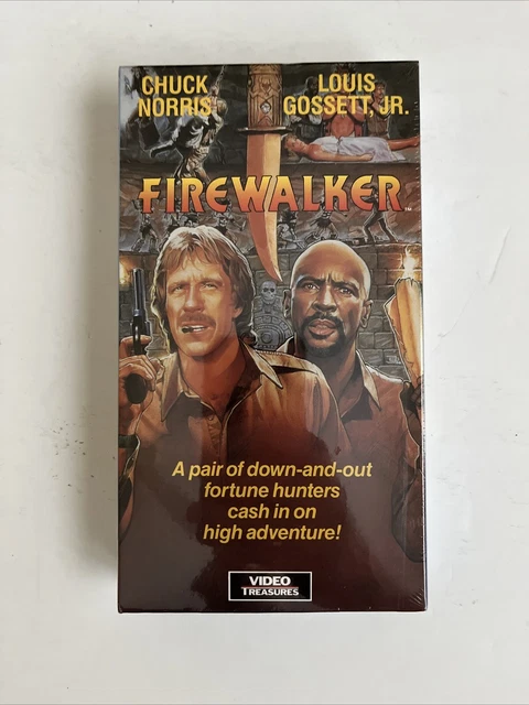 FIREWALKER VHS CASSETTE - 1989 Chuck Norris Louis Gossett Jr Video ...