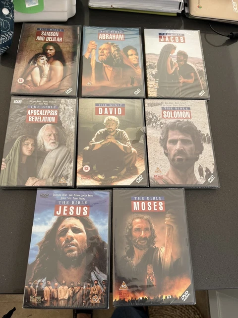 THE BIBLE STORIES Collection 7 DVDs David Suchet Etc Jesus ,David ...