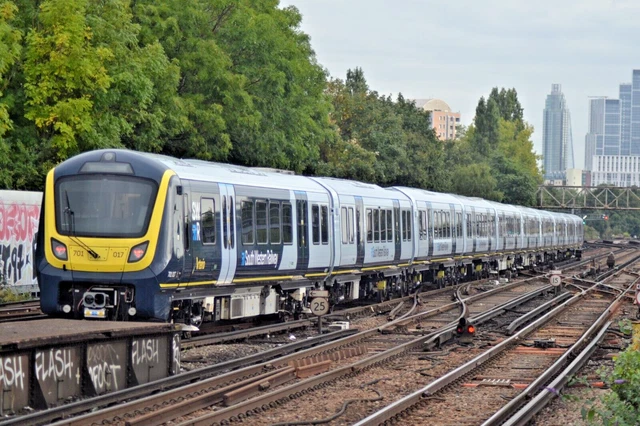 CLASS 701 NO 701017 in new south west trains at clapham jn £1.20 ...