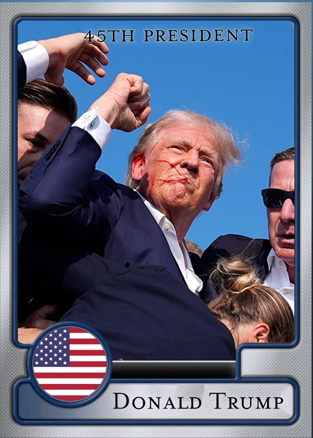 DONALD TRUMP ASSASSINATION Attempt Trading Card 2024 Custom Aceo $8.04 ...