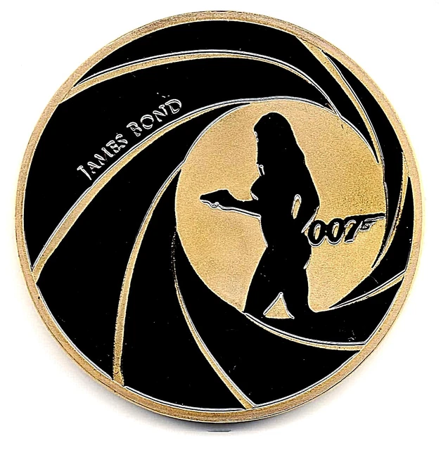 007 James Bond Gold Coin Nude Sexy Girl No Time To Die Daniel Craig New Film Usa Eur 365
