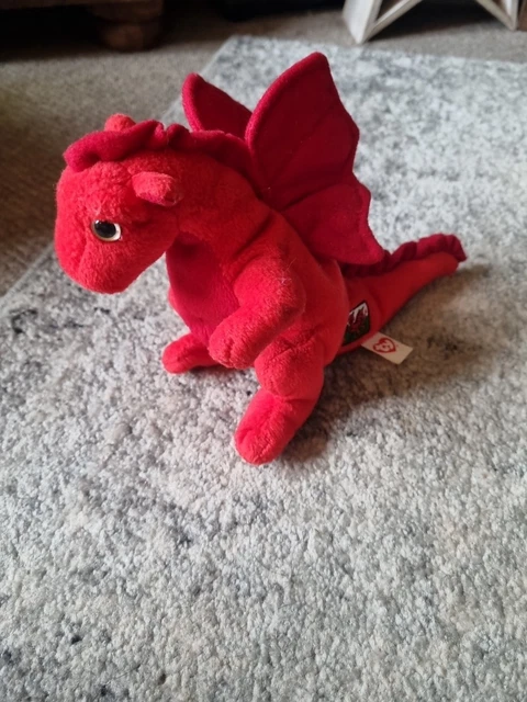 TY AND MAGIC Kingdom Welsh Dragon Red Plush Toy £6.50 - PicClick UK
