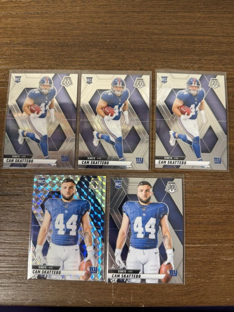 CAM SKATTEBO 5 Card Lot 2025 Panini Mosaic Football - Rookie Rb New ...