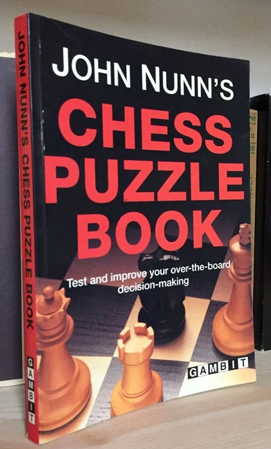 JOHN NUNN'S CHESS puzzle book Gambit 1999 EUR 12,00 - PicClick IT