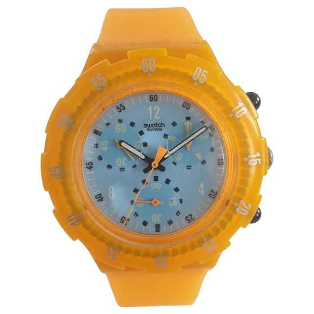 SWATCH &WAKE UP& 4 Jewels' Chrono Watch SBZ104 - Swiss Made £99.99 ...