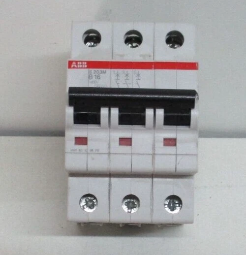 ABB S203M-B16 LS-SCHALTER B16 10kA Sicherung Automat Leitungsschutzschalter 16A EUR 9,90 ...