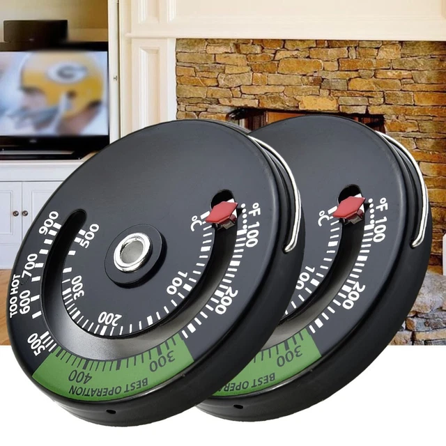 LOT DE 2 thermomètres aimants de cheminée design exquis pour un maximum de com EUR 18,42 ...