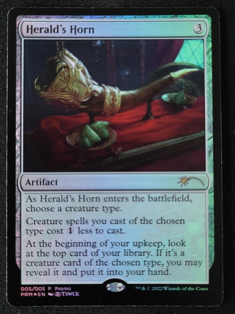 HERALD'S HORN YEAR of the Tiger 2022 Promo APAC / NM / Foil EUR 40,00 ...
