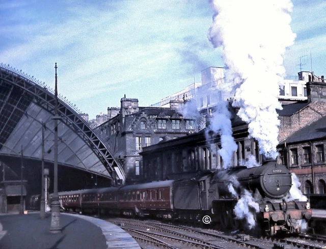 ST ENOCH RAILWAY STATION, GLASGOW. c1960 Loco; 60082 PHOTO Size; 10 x 8 ...