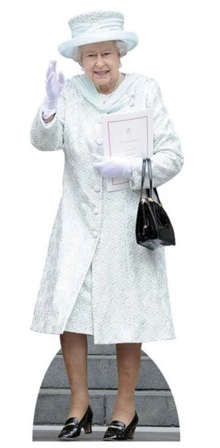 QUEEN ELIZABETH II Lifesize Cardboard Cutout - Star Cutouts RRP £39.99 ...