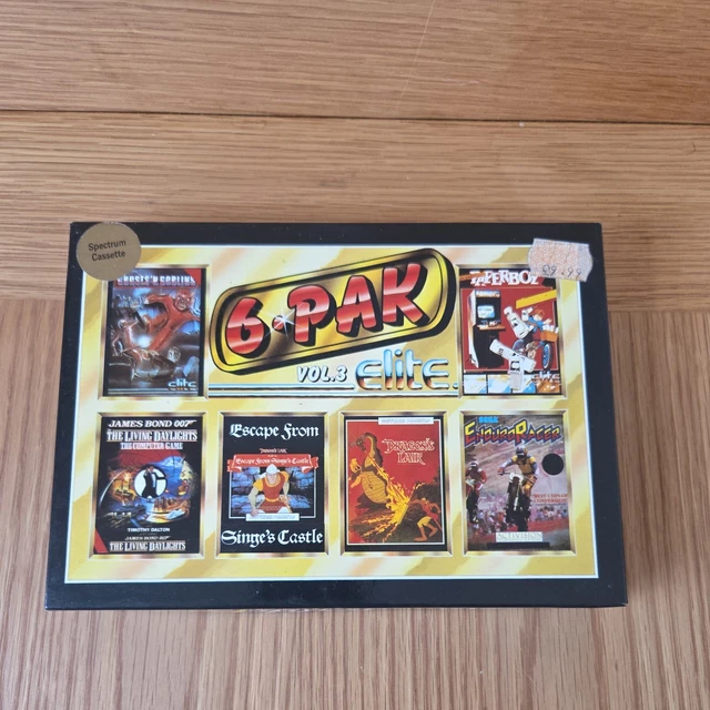ZX SPECTRUM BOX Tape Game - 6-Pak Vol 3 : Elite Systems Ltd - 6 Pak £15 ...