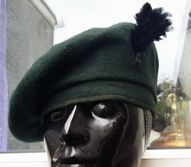 CAUBEEN ROYAL IRISH Rangers Regiment /Pipers Bonnet British Pattern Sz ...