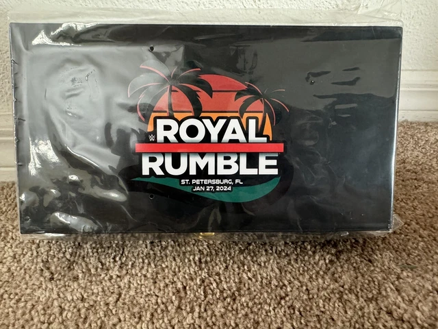 WWE ROYAL RUMBLE 2024 Championship Belt Side Plates Rare Cm Punk Cody ...