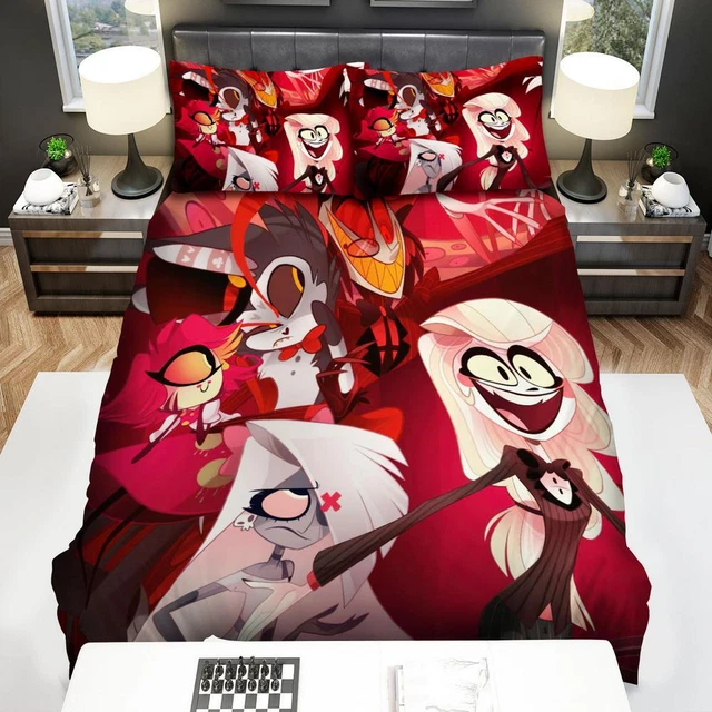 HAZBIN HOTEL MAIN Characters Quilt Duvet Cover Set Comforter Cover ...