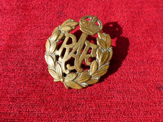 ORIGINAL WW2 RAF Cap Badge. Ww2 Royal Air Force Brass Cap Badge £9.99 ...