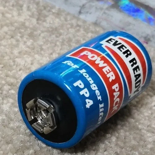 1 BATTERY BLUE Ever Ready PP4 9 Volt Power Pack Made In Britain Unused ...
