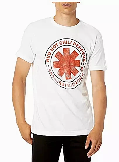 RED HOT CHILI Peppers Rhcp Distressed Outline Logo T-Shirt Nwt 100% £6. ...