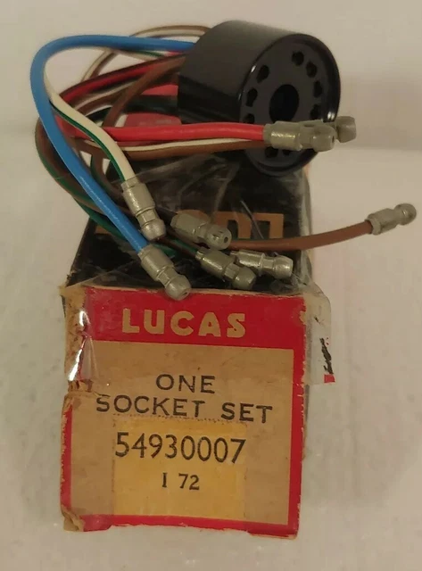 VINTAGE LUCAS 1962-69 New Old Stock 88Sa Socket Assy. Lights $130.95 ...