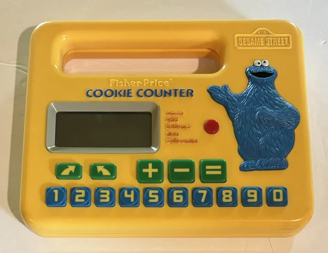 VINTAGE FISHER-PRICE CTW Sesame Street 1985 Count/Add/Quiz Cookie ...