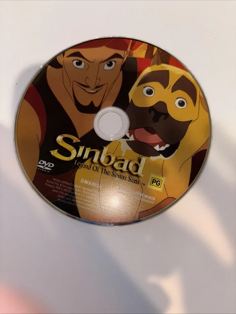 SINBAD - LEGEND Of The Seven Seas (DVD, 2003) $5.00 - PicClick AU