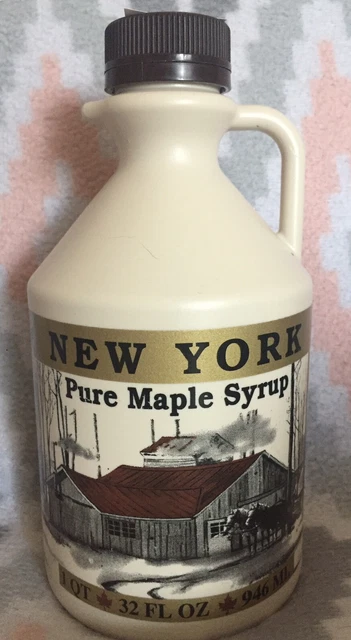 100% NY PURE Maple Syrup Grade A Dark Robust Quart (32oz) (tammismaple ...