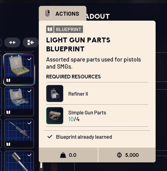 ARC RAIDERS | Blueprints | Light Gun Parts Blueprint | All Platforms £4 ...