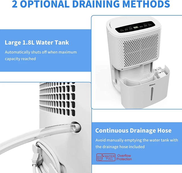 DEHUMIDIFIER,SHINCO 12L DEHUMIDIFIER for Home,Portable Dehumidifier ...