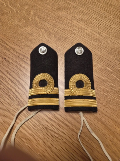 ROYAL NAVY LIEUTENANT Rank Epaulettes Service Dress Excellent Condition ...