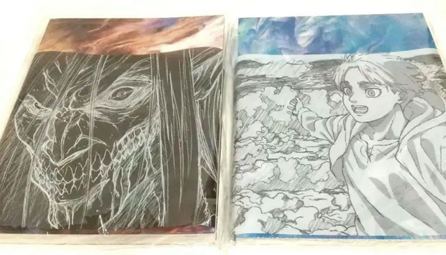 MAPPA ATTACK ON Titan KEY ANIMATION BOOK lot de 2 japan édition limitée ...
