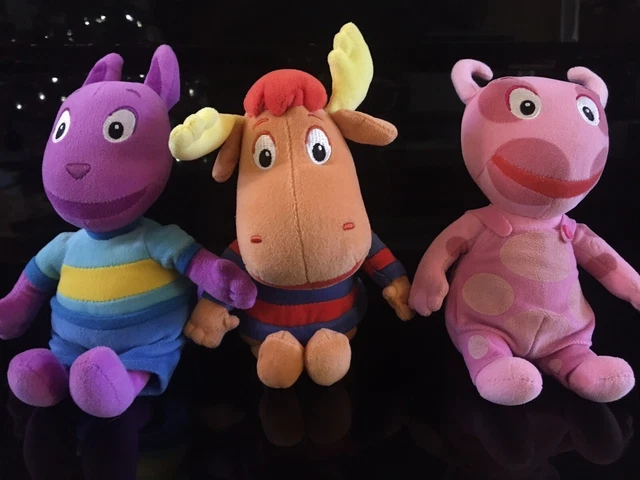BACKYARDIGANS NICKELODEON SET Of Ty Plush Beanie Austin, Tyrone, Uniqua ...