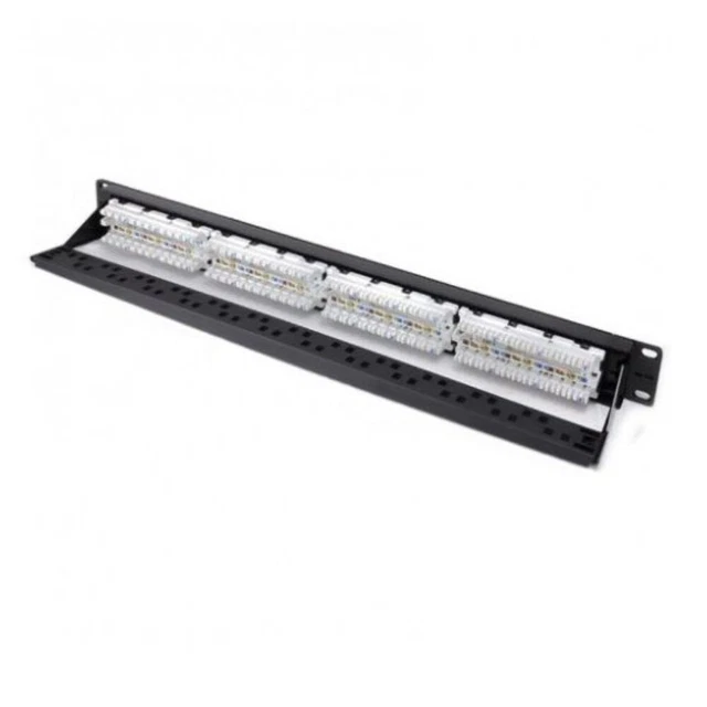 SERVEREDGE PATCH PANEL Cat6 1RU 482.6mm 24 Ports Black $166.95 ...