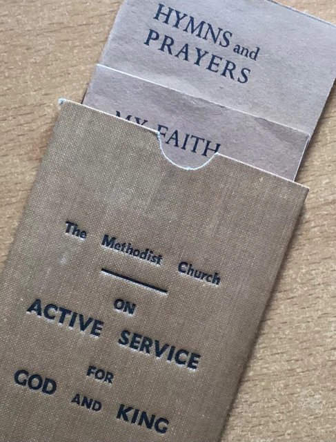 ORIGINAL WW2 BRITISH METHODIST CHURCH BOOKLETS: ‘HYMNS & PRAYERS’ and ...
