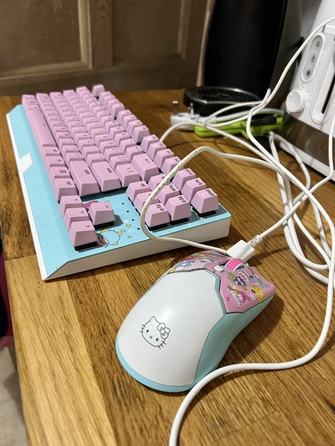 RAZER SANRIO BLACKWIDOW X Hello Kitty Keyboard And Viper Mini Mouse And ...